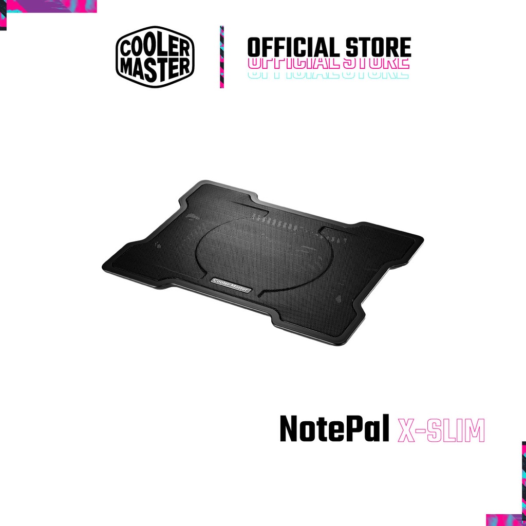 Cooler master Notepal X-SLIM (ที่วางโน๊ตบุ๊ค) R9-NBC-XSLI-GP | Shopee ...