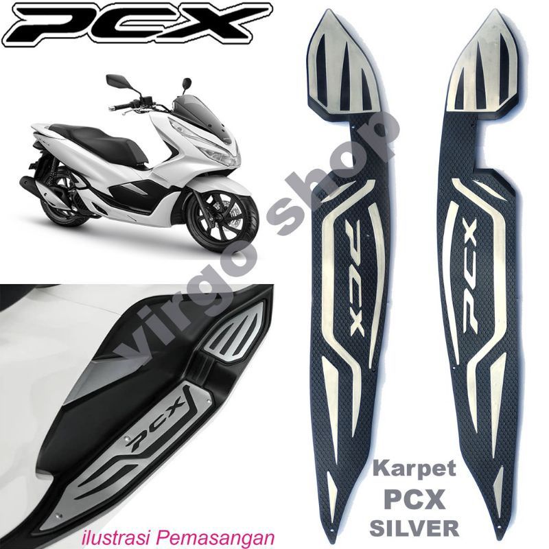 Lokal ท้องถิ่น PCX 150 PCX 160 MOTORCYCLE CARPET PCX FOOTSTEP ยาง ...