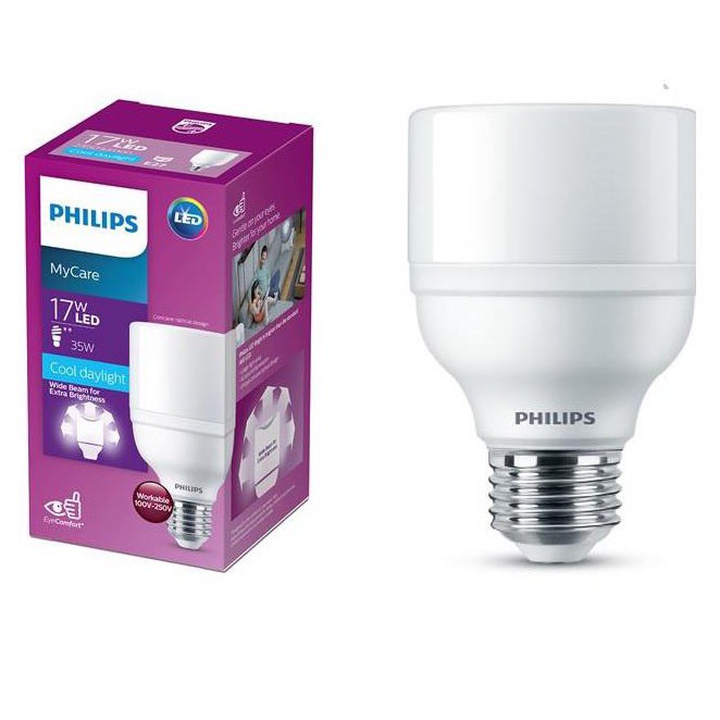 Philips MyCare T70 LED Bright Bulb 17W หลอดไฟ ฟิลิปส์ 17วัตต์ ขั้ว E27 หลอดLED Cool Daylight ...