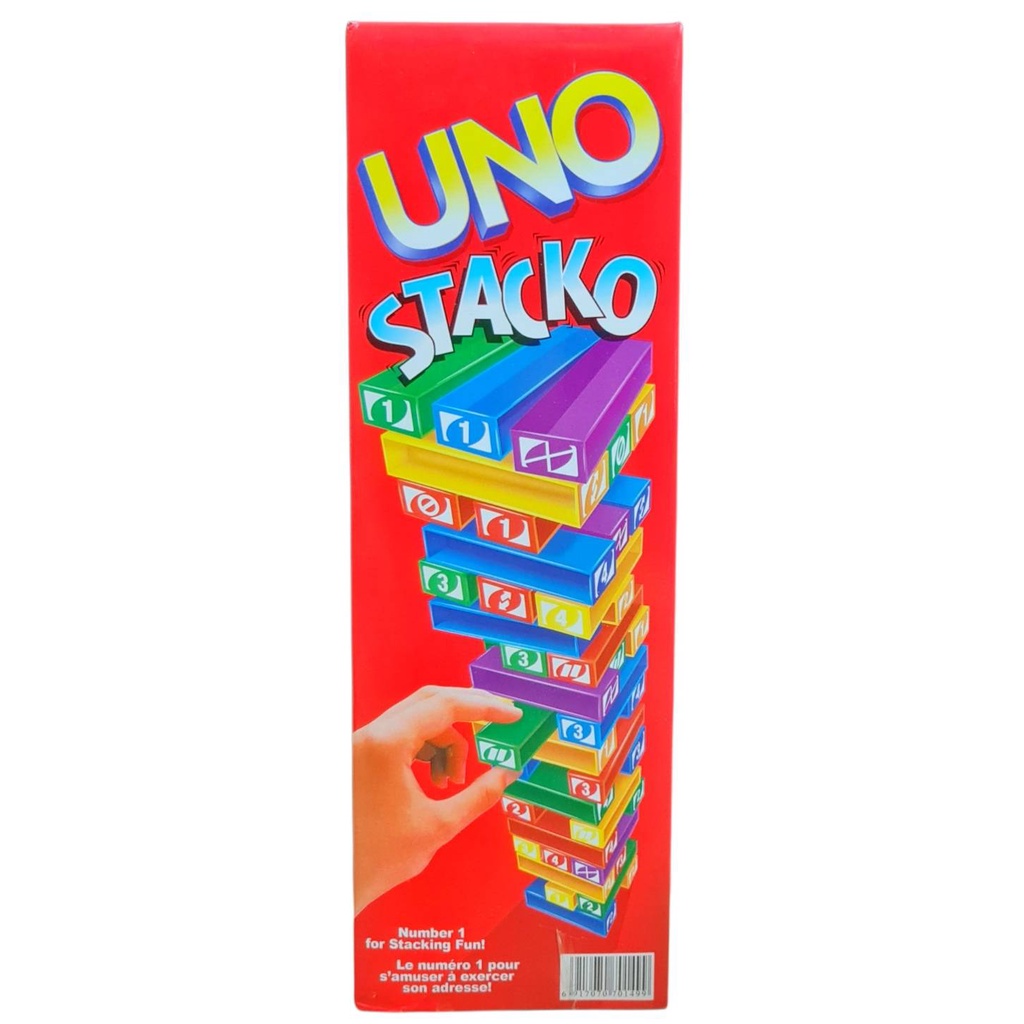 Jenga เกมส์จังก้า UNO TOWER พร้อมลูกเต๋า กิจกกรมครอบครัว เกมส์ตึกถล่ม ...