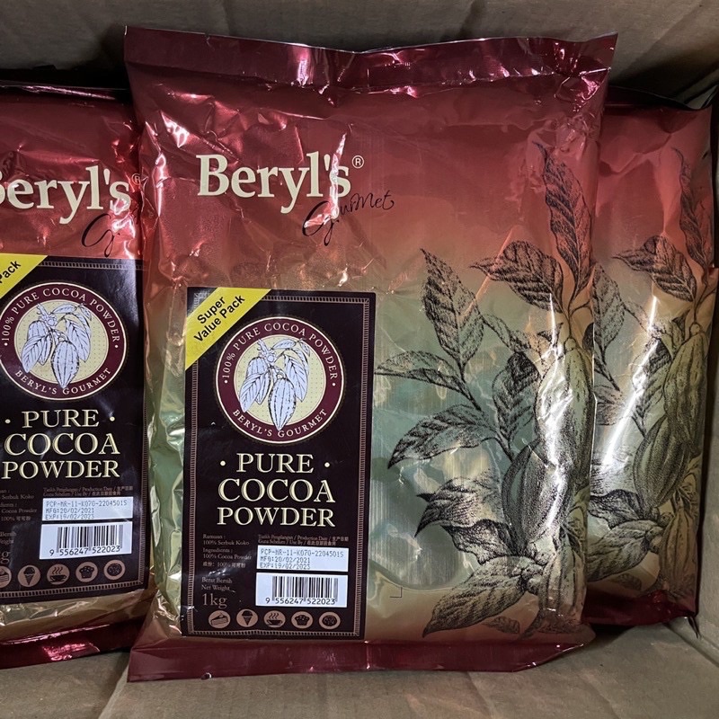 Beryl’s PURE Cocoa Powder 100% 1kg (สูตรพรีเมียม) | Shopee Thailand