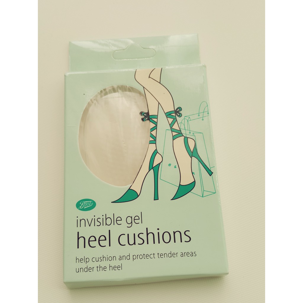 Boots Invisible Gel Heel Cushions แผ่นแปะกันรองเท้ากัด | Shopee Thailand