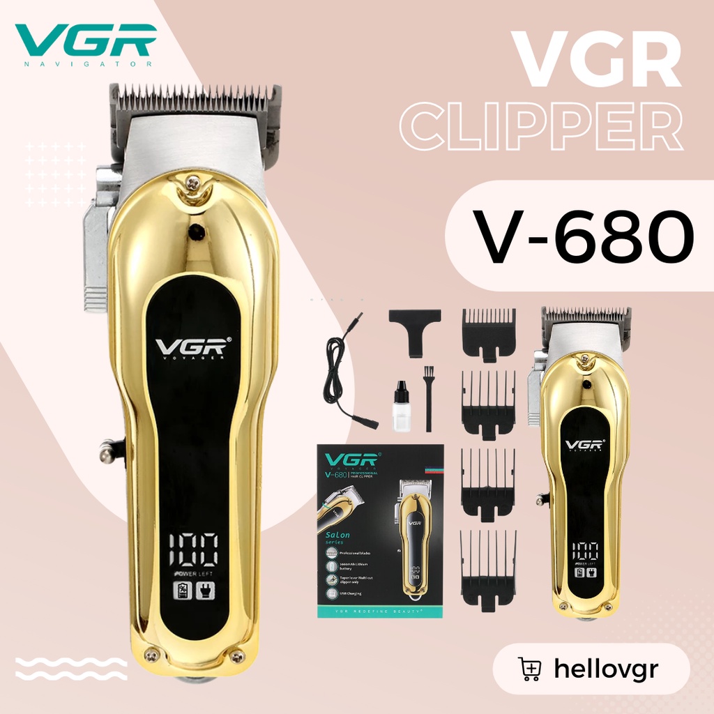 ปัตตาเลี่ยนไร้สาย VGR รุ่น V-680 (สินค้าพร้อมส่ง) | Shopee Thailand