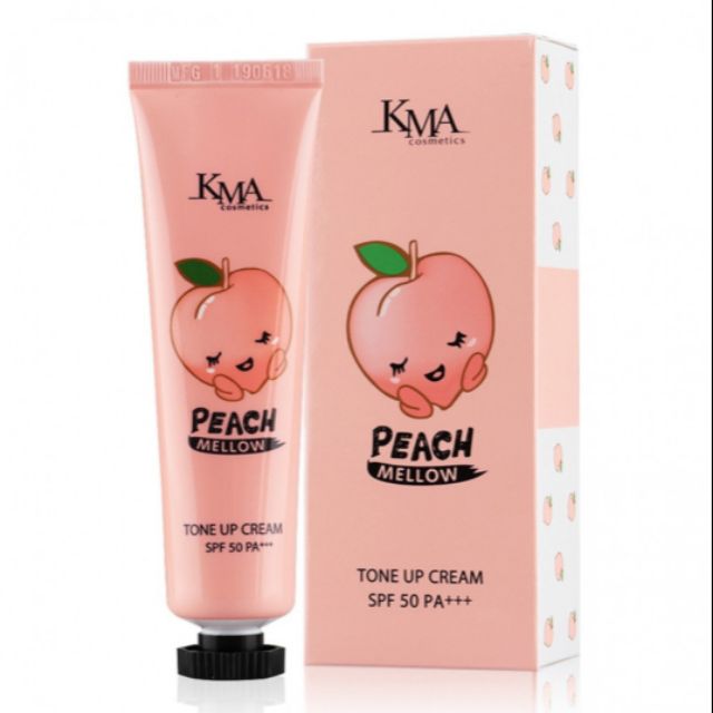 KMA Peach Mellow Tone up cream SPF 50 PA+++ ขนาด 30ml. | Shopee Thailand