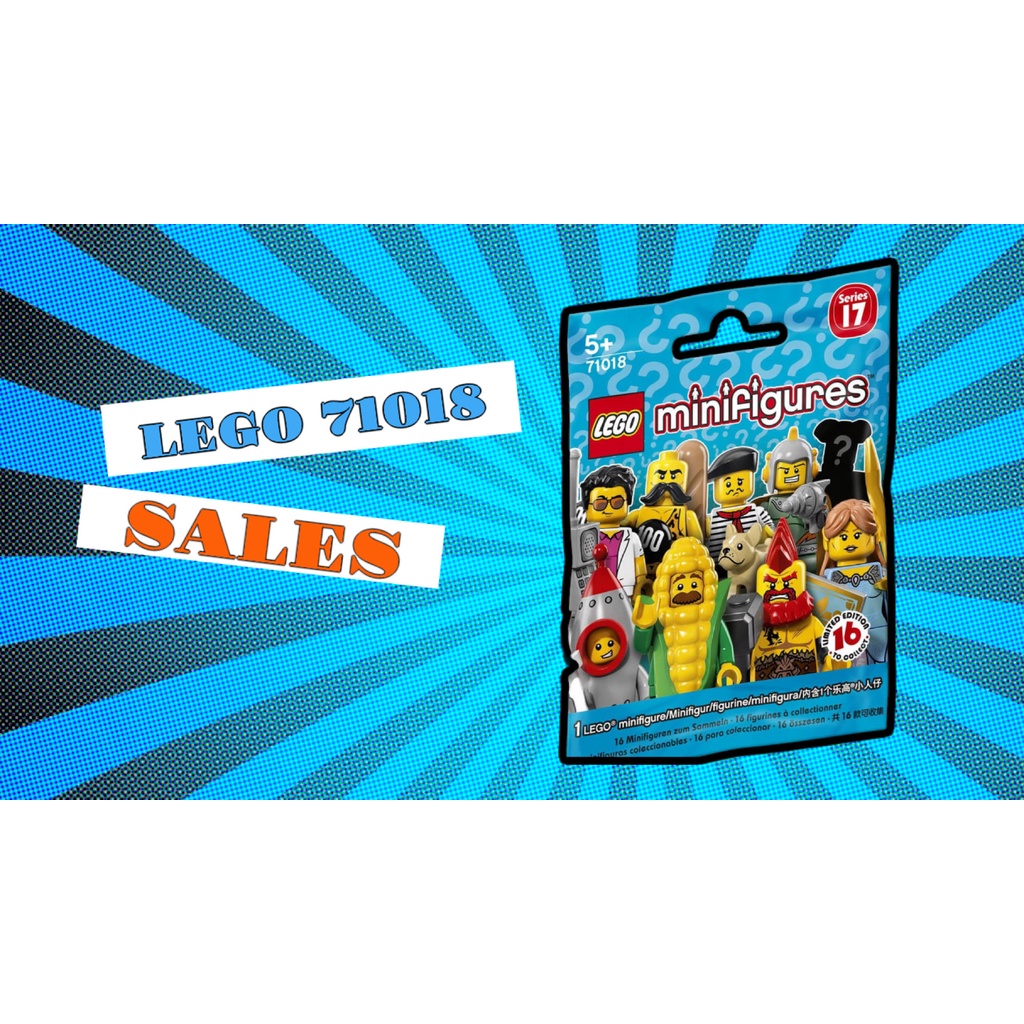 LEGO 71018 Minifigures (Series 17 )ซองสุ่ม (ราคา 1 ซอง) #LEGO DAD ...