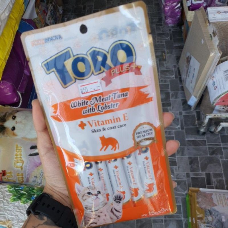 toro plus snack cat โทโร่ พลัส สูตรใหม่ premium ขนมแมวเลีย โทโรโทโร่ ...