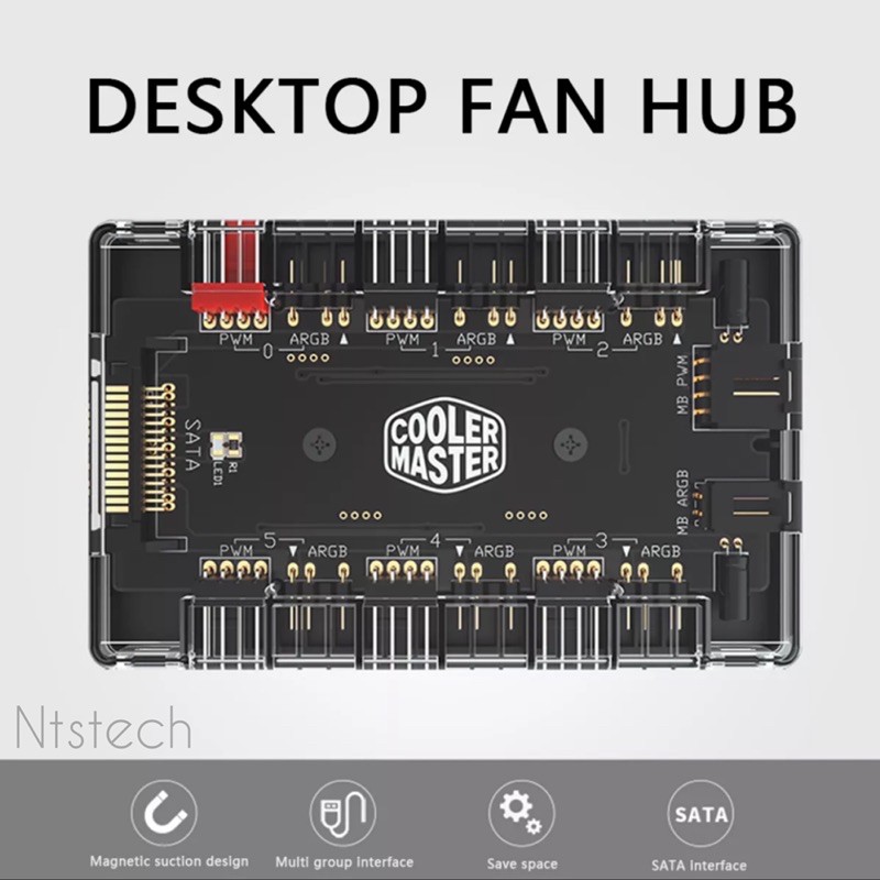 COOLER MASTER (MASTERFAN ARGB AND PWM HUB) แท้ 100% ประกันศูนย์ไทย ...