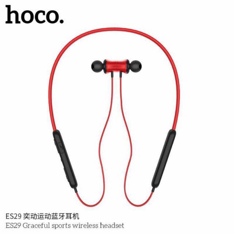 Hoco ES29 หูฟังบลูทูธแบบคองคอ เหมาะสำหรับออกกำลังกาย แท้100% | Shopee Thailand