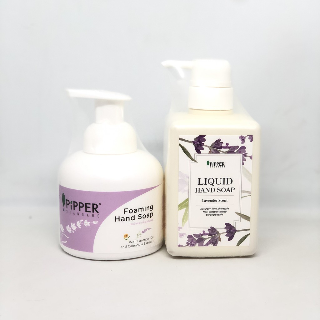 PIPPER STANDARD สบู่เหลวล้างมือ โฟมล้างมือ กลิ่นลาเวนเดอร์ | Shopee ...
