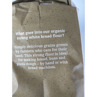 Waitrose Duchy Organic Strong White Bread Flour แป้งสำหรับทำขนมปัง 1 ...