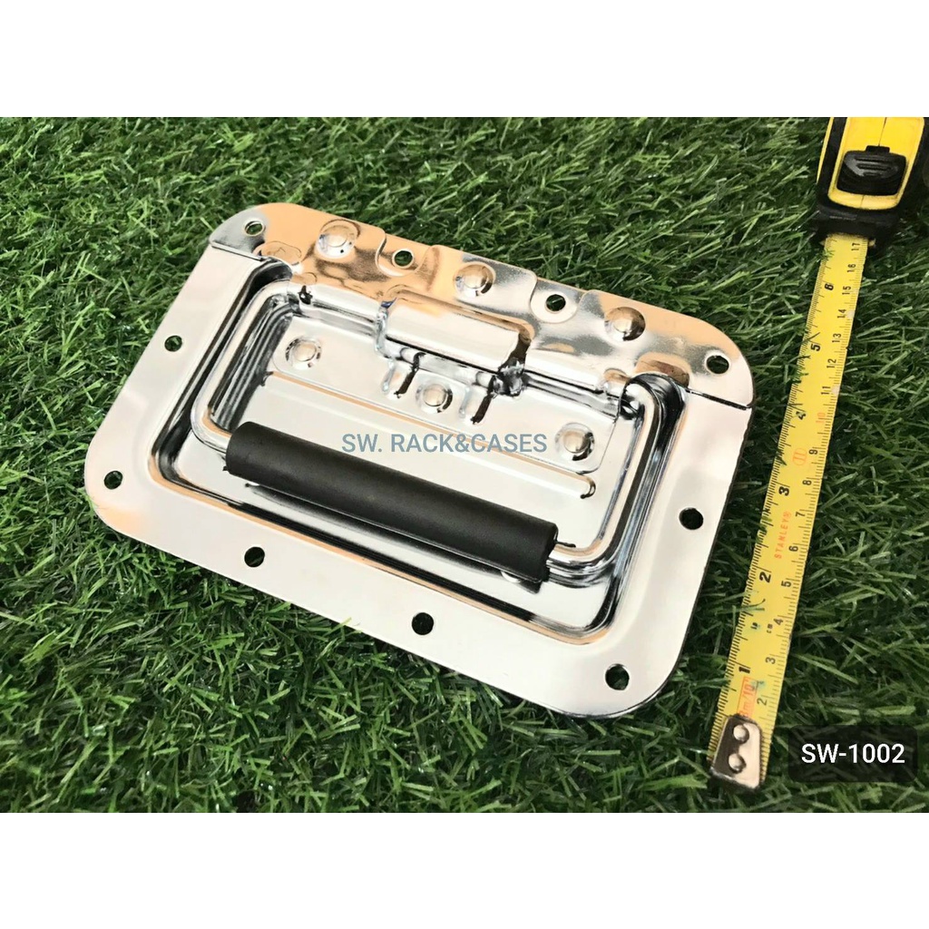 มือจับสปริง (ราคาต่อแพ็ค 4 ตัว) มือจับสปริงฝัง มือจับแร็ค SW-1002 เหล็กชุบโครเมี่ยมเงา สวย ...