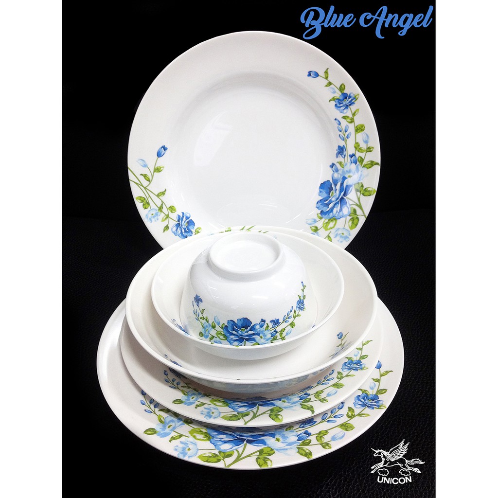 Unicon Set 5 ชิ้น สุดคุ้ม!! เมลามีนแท้100% Made in Thailand | Shopee ...