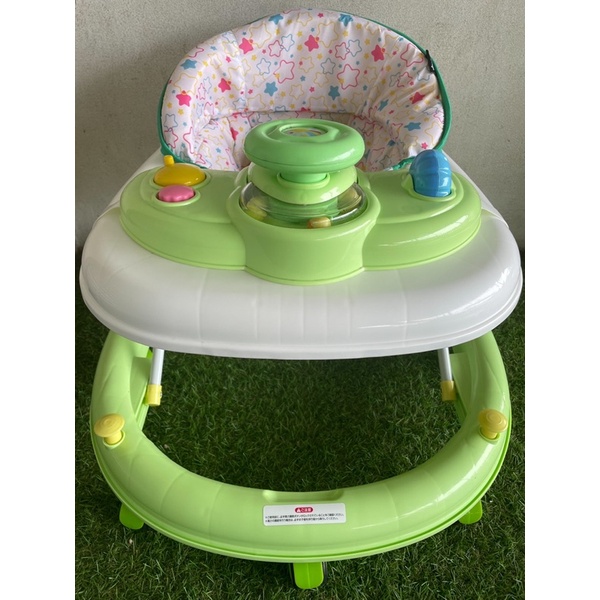 หัดเดินกลม Smart Angel ปรับระดับได้ มีขาตั้ง สภาพสวย 90%(มือสองญี่ปุ่น ...