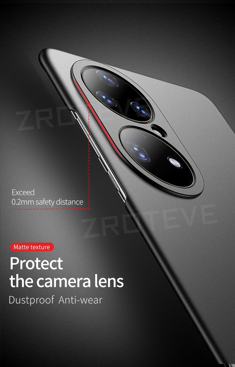 เคสโทรศัพท์มือถือ PC แข็ง ผิวด้าน บางมาก กันกระแทก สําหรับ Huawei P60 Art P50 P40 Pro Plus P30 ...