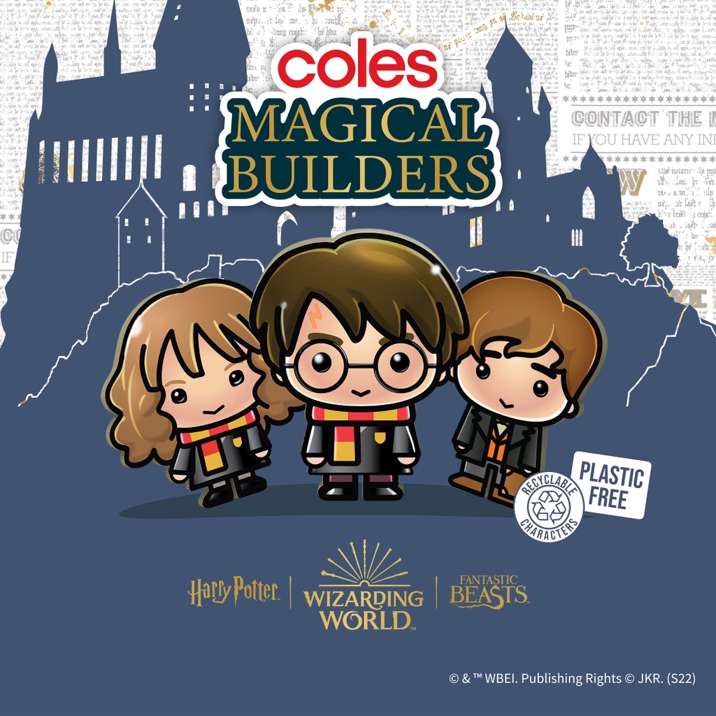 coles_MAGICAL BUILDERS - Wizarding World, Harry Potter and Fantastic ...