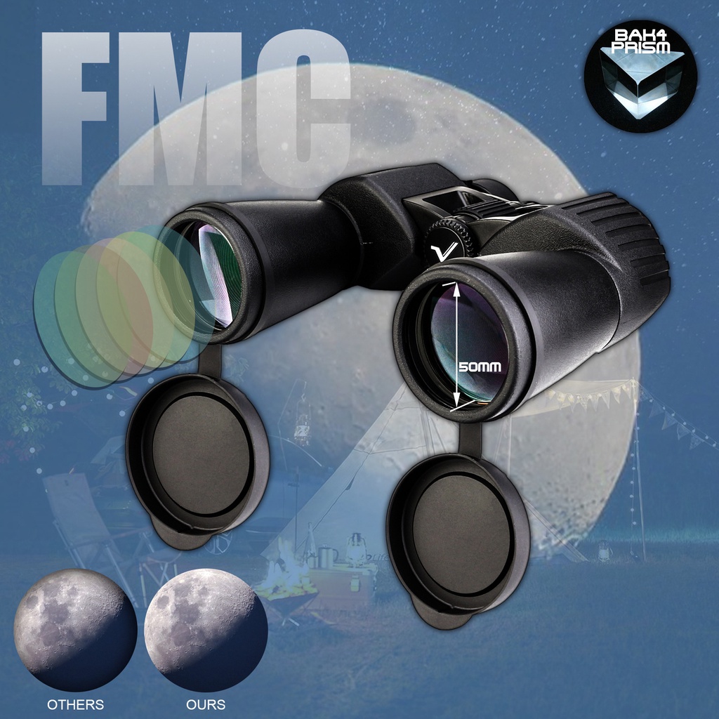 SVBONY SA204 กล้องโทรทรรศน์สองตา 10x50 แบบพกพาทั้งกลางวันและกลางคืนBak4 Porro ปริซึมกันน้ำสำหรับ ...