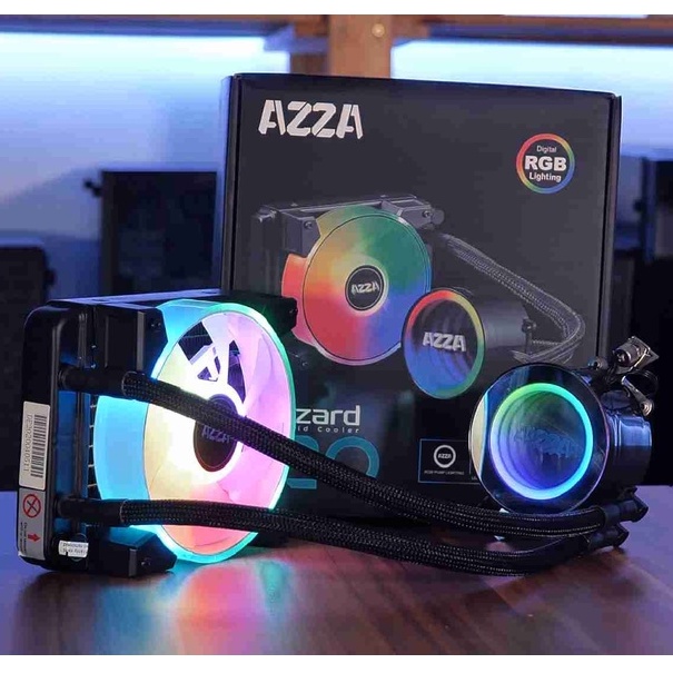 AZZA Blizzard 120 Liquid Cooler ARGB Sync 🧊 เย็นสุด สำหรับ CPU ทุกรุ่น 💯 for เกมมิ่งและโอเวอร์ค ...