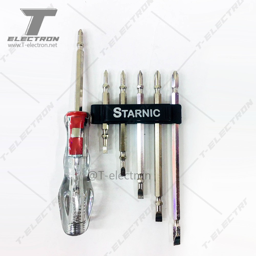 ชุดไขควงวัดไฟ ยี่ห้อ STARNIC รุ่น TSN-666 | Shopee Thailand