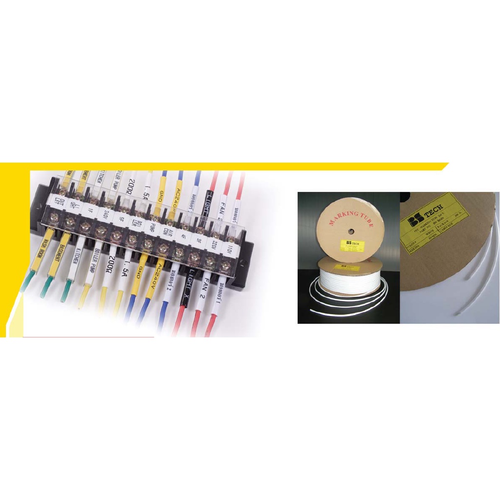 มีใบกำกับภาษี* ท่อปลอกสายไฟ 4.0mm. ยาว 200เมตร PVC TUBE BSTech | Shopee ...