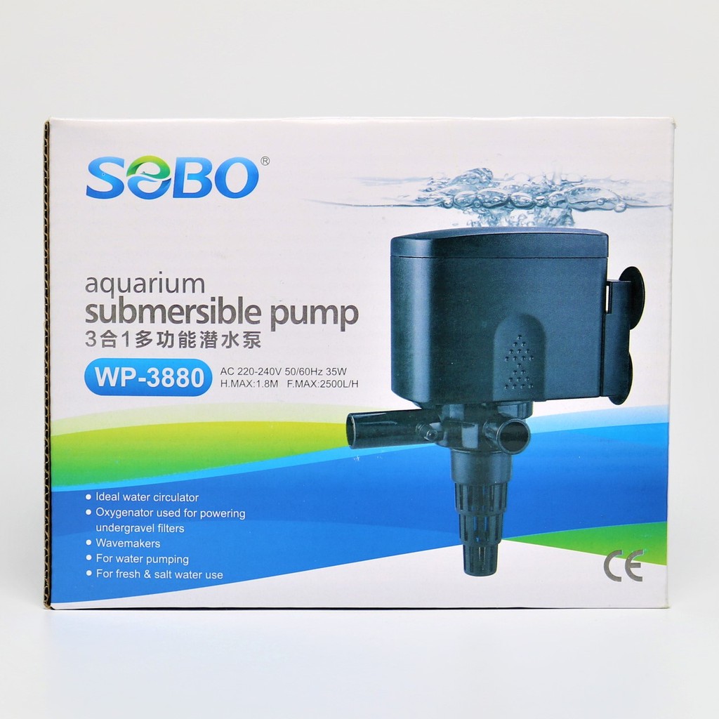 ปั๊มน้ำตู้ปลา SOBO WP-880, WP-1880, WP-2880, WP-3880, WP-4880 | Shopee ...