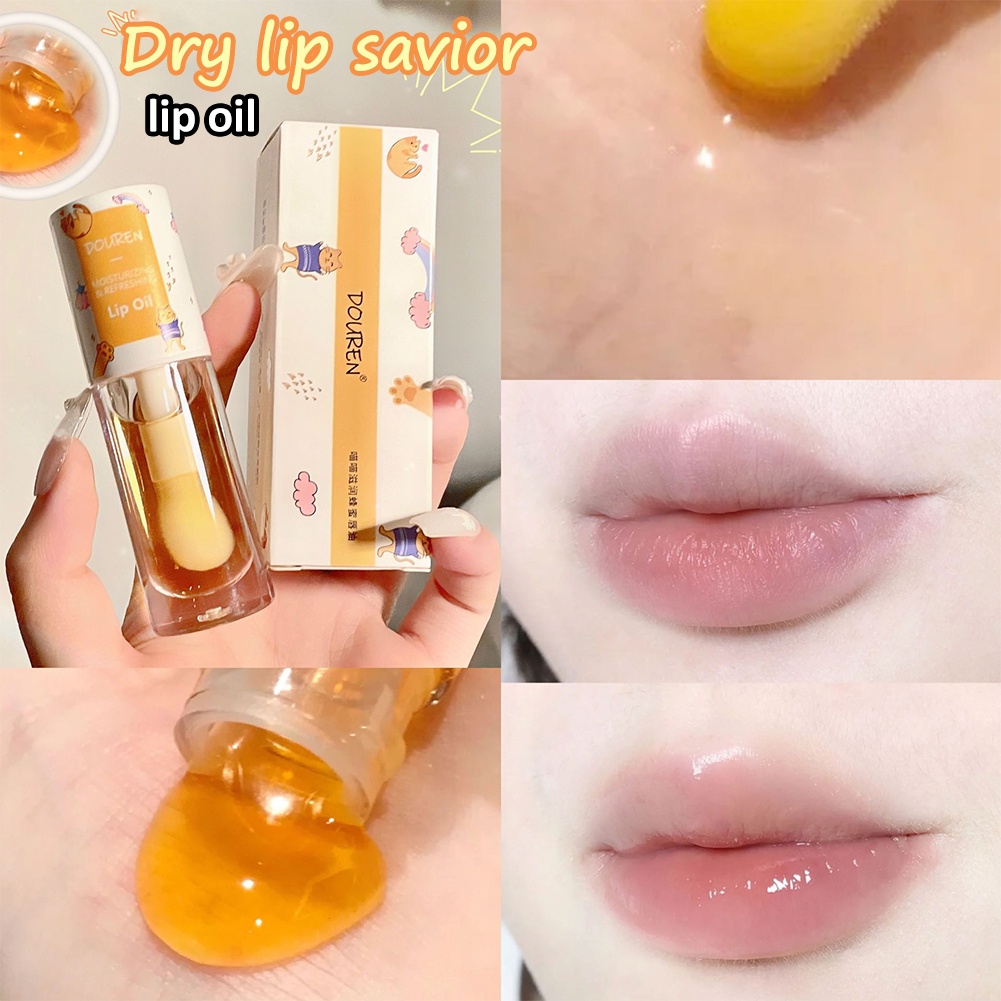 Douren Meow Meow Milk Frozen Lip Milk Honey ลิปออยล์ ให้ความชุ่มชื้น ...