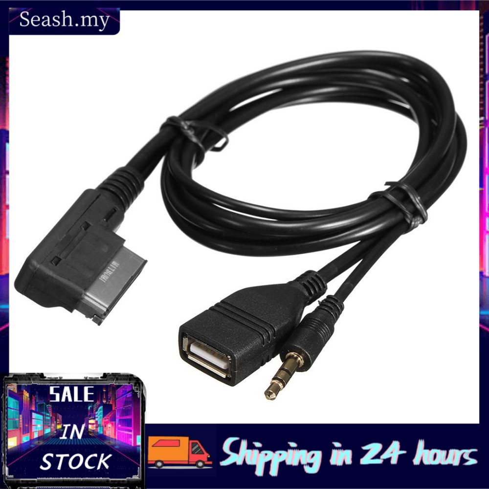 🔥สุดฮอต🔥 เพลง AMI MMI MDI อินเทอร์เฟซ USB Charger สาย AUX Fit VW Audi S5 Q5 Q7 A4L A3 A5 ...