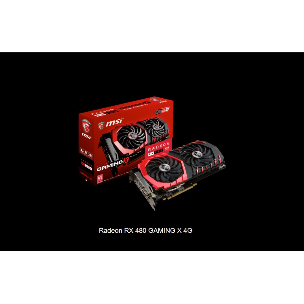 Amd MSI RX480 การ์ดกราฟิก 4GB | Shopee Thailand