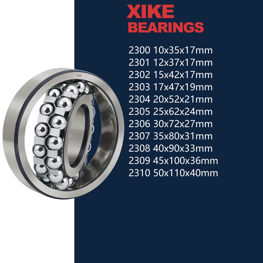 XiKe 2306 2307 2308 2309 2310 OPEN / K ตลับลูกปืนแบบปรับแนวได้เอง ...