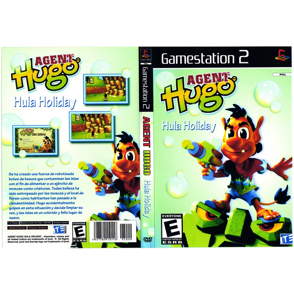แผ่นเกมส์ PS2 Agent Hugo Hula Holiday คุณภาพ ส่งไว (CD) | Shopee Thailand