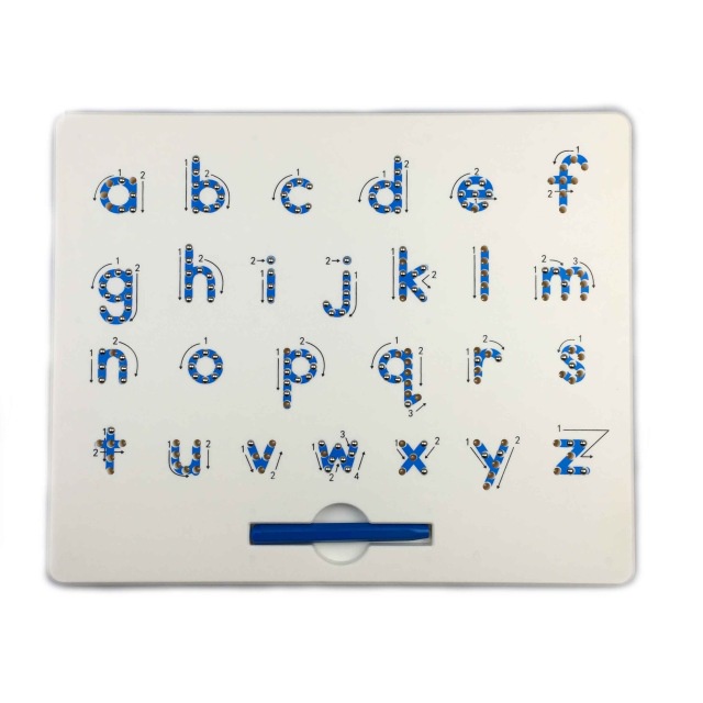2 In 1 Magnetic Drawing Board Alphabet Letter Tracing Board Educational ...