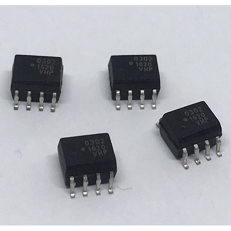 0303 (HCPL-0302) SMD 8ขา แพ็ค3ตัว งานแท้ ใช้กับบอร์ดเครื่องจักรอุตสาหกรรม | Shopee Thailand