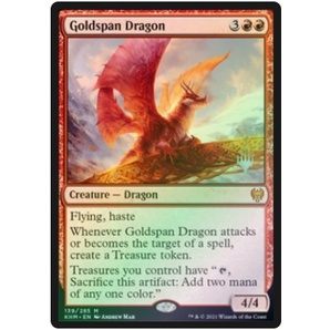 [MTG][Single][KHM][J22] Goldspan Dragon ระดับ Mythic [ภาษาอังกฤษ ...