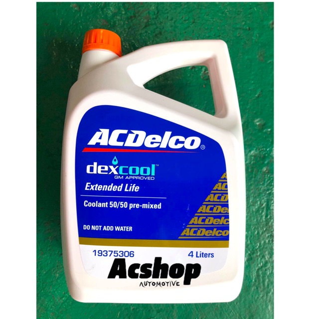 ACDelco Dexcool 50/50 Pre-Mixed 4ลิตร ของแท้ 100% | Shopee Thailand