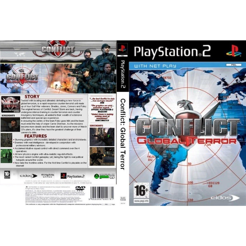แผ่นเกมส์ PS2 Conflict Global Terror คุณภาพ ส่งไว (DVD) | Shopee Thailand
