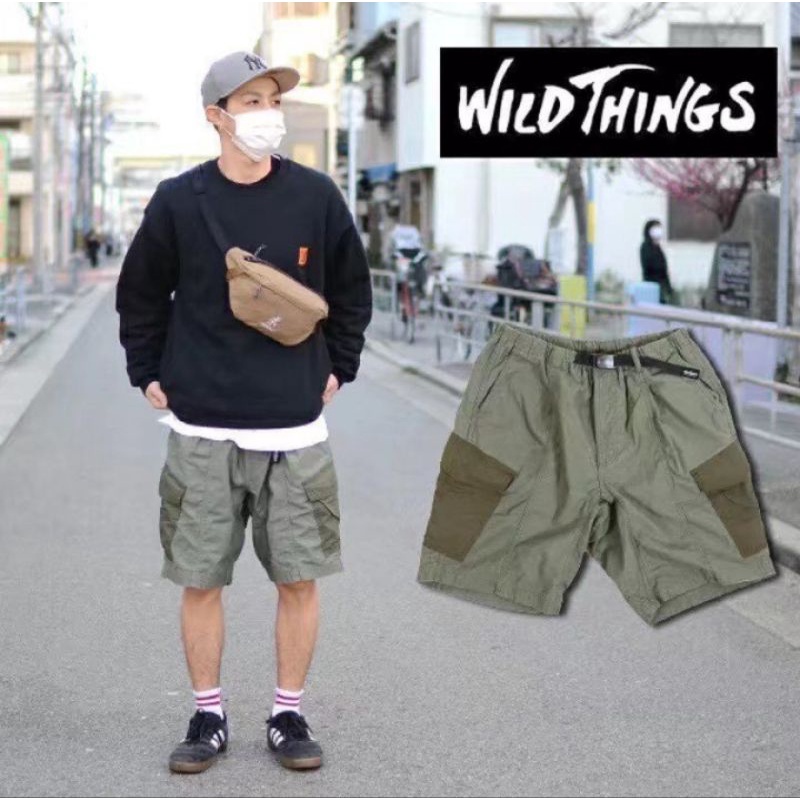 กางเกง Wild Things Cargo Shorts and | Shopee Thailand