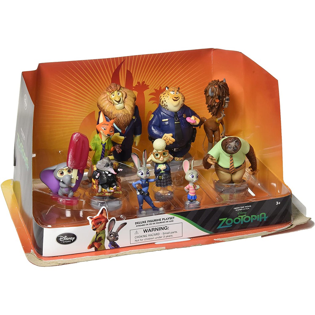 Zootopia Exclusive Deluxe 10 Figure Character Play Set | Shopee Thailand