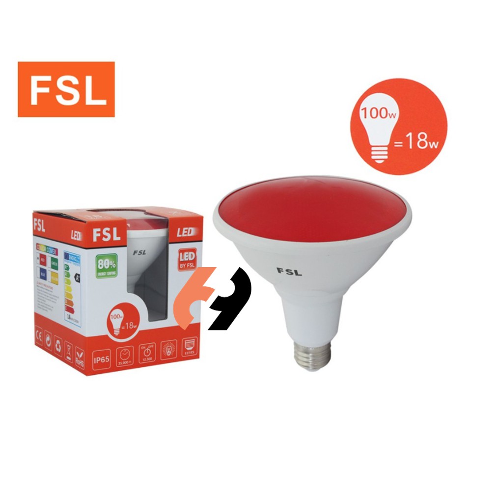 หลอดไฟ FSL-LED PAR 38/18w (ขั้วE27) | Shopee Thailand