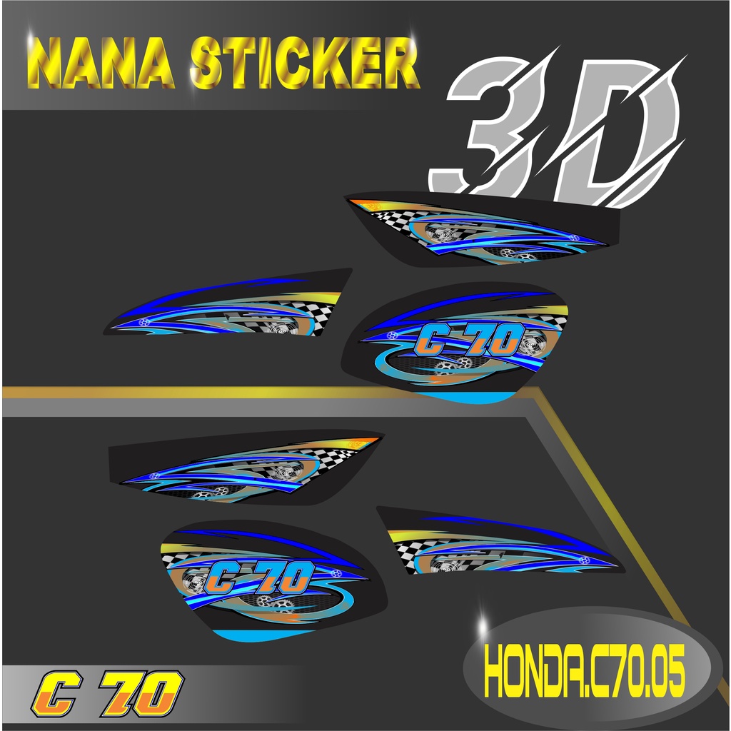Honda C70 Striping - HONADA C70 STICKER List of Motorcycle Variations ...