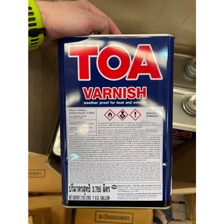 วานิชเงา วานิชเงาภายนอก วานิชภายนอก ทีโอเอ T9500 T-9500 TOA ขนาดแกลลอน 3.785 ลิตร | Shopee Thailand