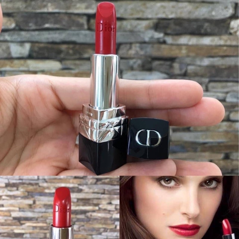 ลิปสติก CHRISTIAN DIOR Rouge Dior Lipstick เบอร์ 999 1.5g. | Shopee Thailand