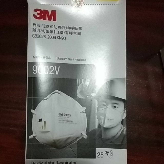 3M9002vหน้ากากกันฝุ่นแบบHeadbandคล้องหัว | Shopee Thailand