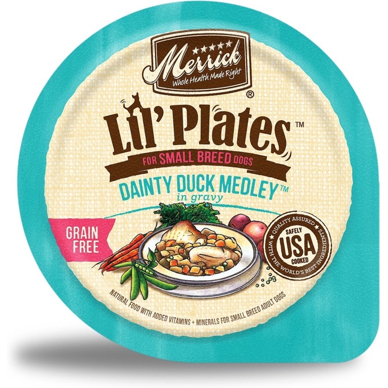 อาหารเปียกสุนัข Merrick Lil’ Plates สูตร Dainty Duck Medley ขนาด 99 ...