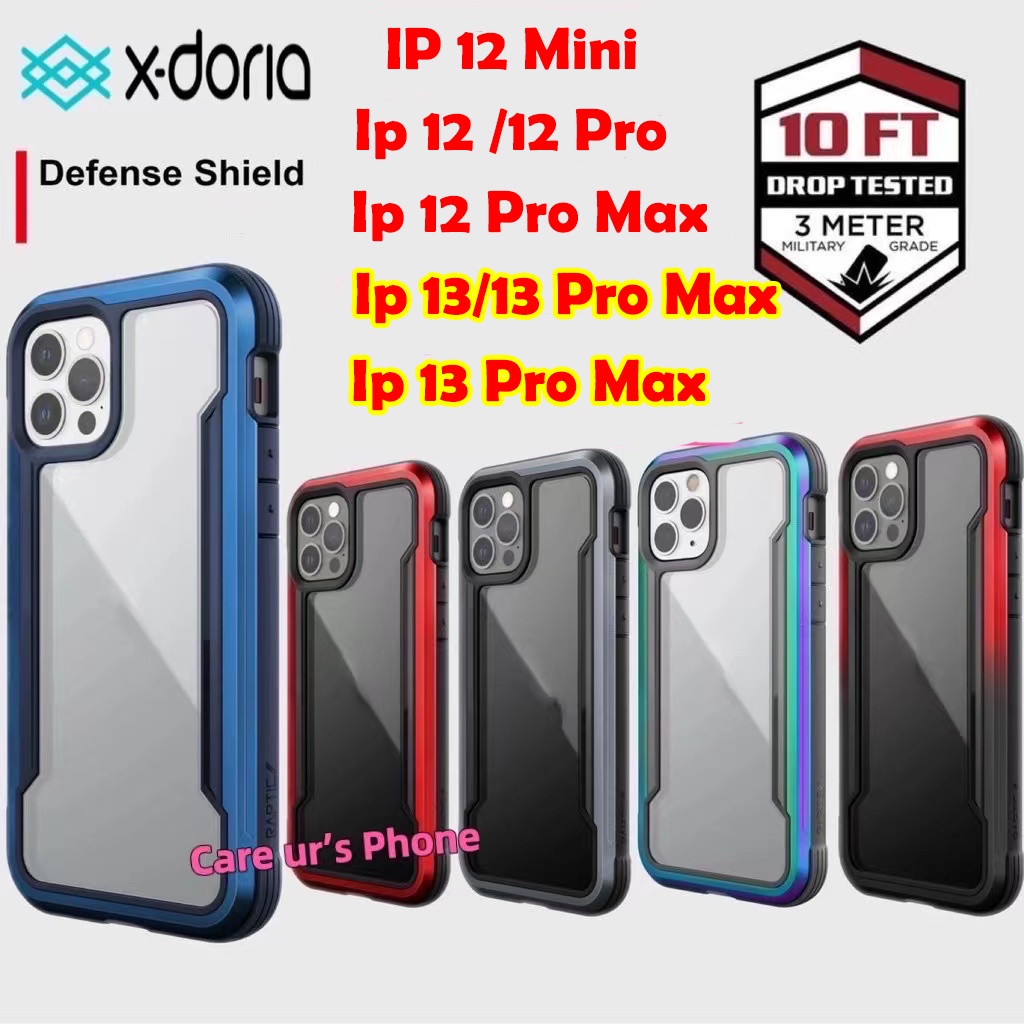 X-doria Defense Shield แท้ 100 % เคสกันกระแทก iP13 Pro Max / 13 Pro / 13 / 12 Pro Max / 12 Pro ...