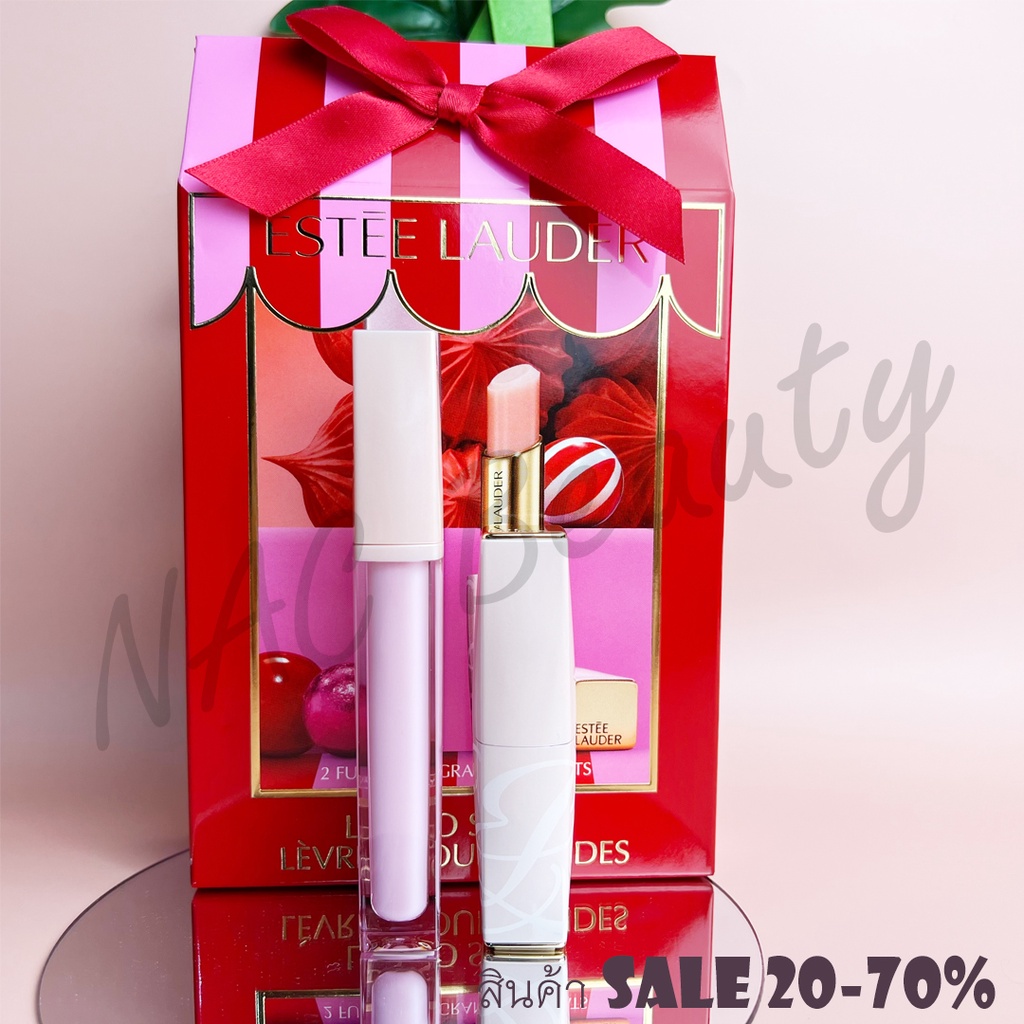 ป้ายไทย_Estee Lauder Lip So Sweet set 2ชิ้น_Estee Lauder pure Color Lip ...