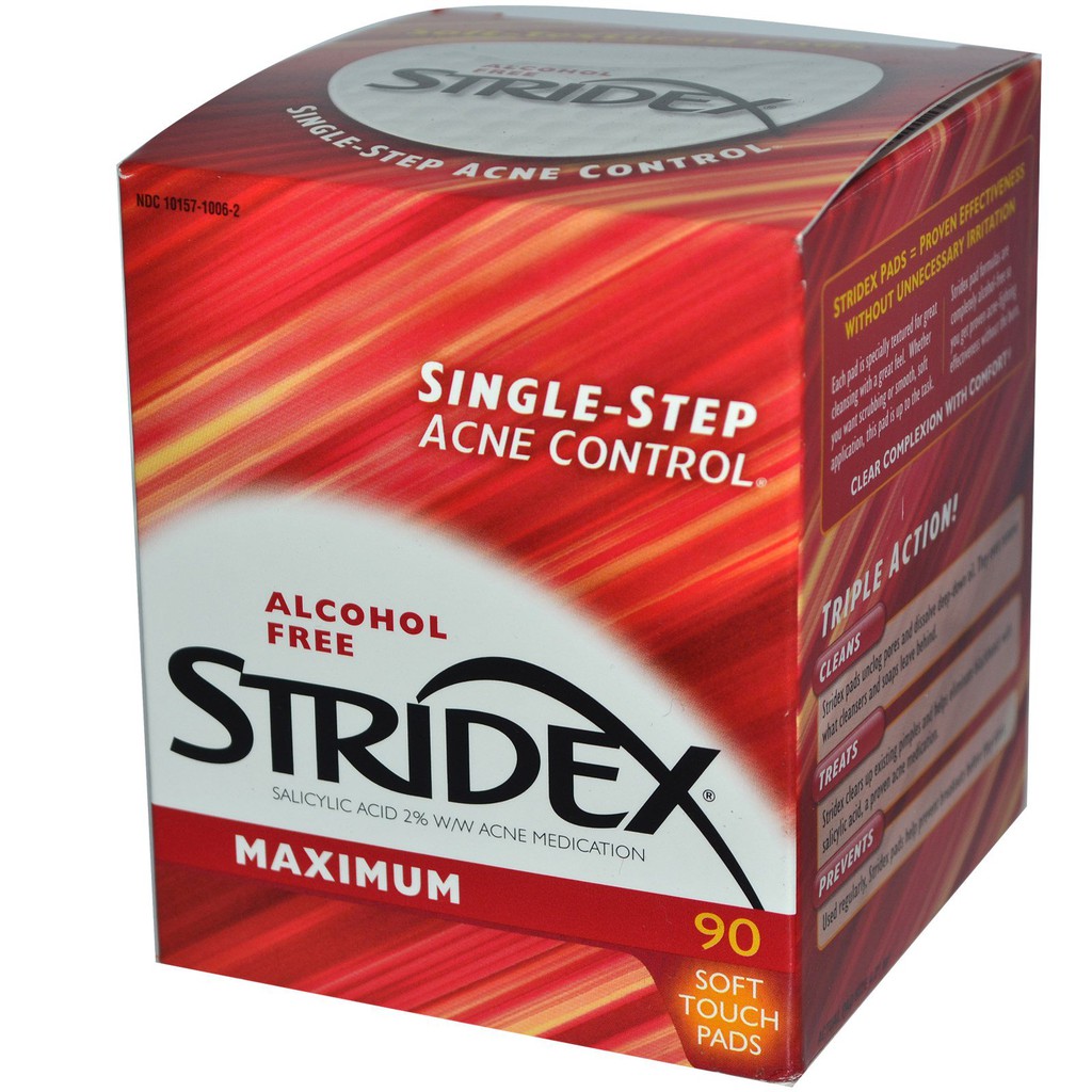 พรีออเกอร์ ถามแม่ค้าก่อน Stridex, Single-Step Acne Control, Maximum, Alcohol Free 55 Soft Touch ...