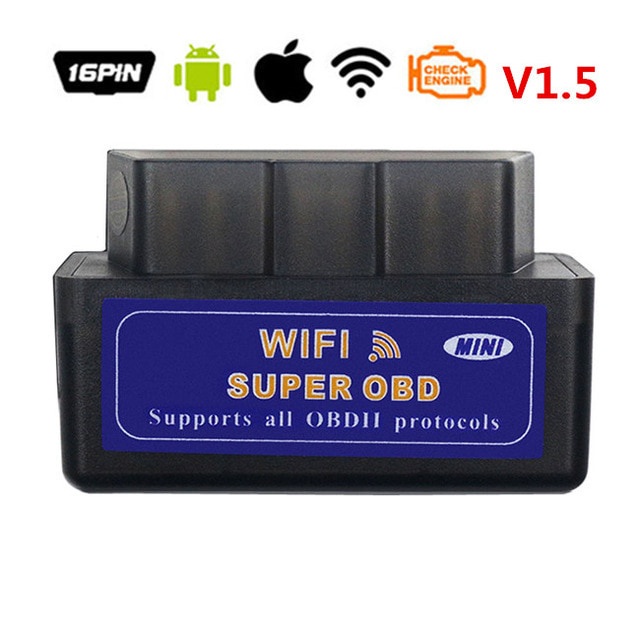เครื่องสแกนเนอร์ Obd2 ELM327 V1.5 WIFI OBD 2 สําหรับรถยนต์ OBDII ELM ...
