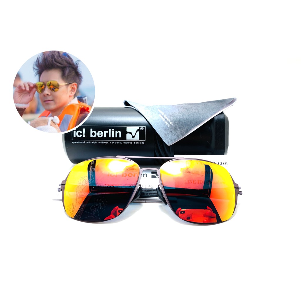 แว่นกันแดด ic berlin model stas formation aubergine limited edition ...