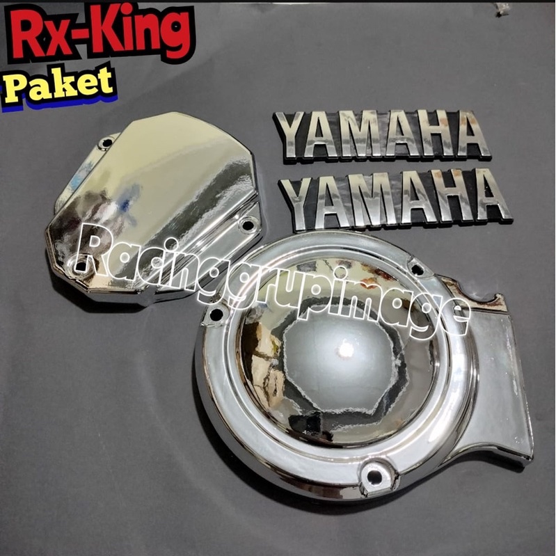 Rx KING CHROME ฝาครอบบล็อกตัวแม่เหล็กคลัตช์และ YAMAHA EMBLEM | Shopee ...