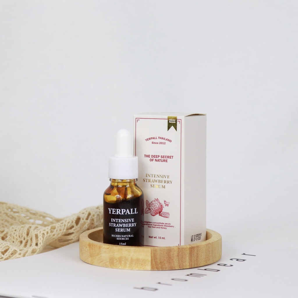 [ส่งฟรี] เซรั่มสตรอว์เบอร์รี Yerpall 15 ml. | Shopee Thailand