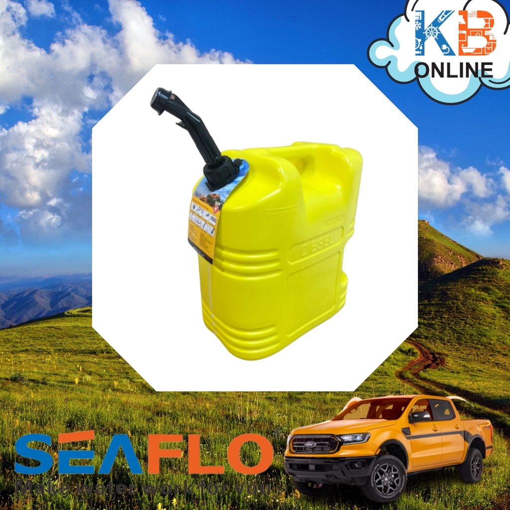 seaflo ถังน้ำ 20 ลิตร สีเหลือง SFDT-20-02 Fuel Can 395*224*345mm Yellow ...